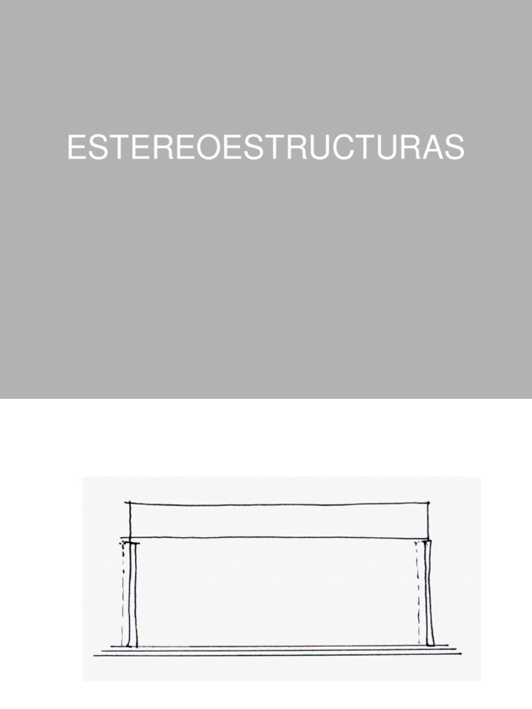 Clase 7 - Estereo Estructuras | PDF | Análisis estructural