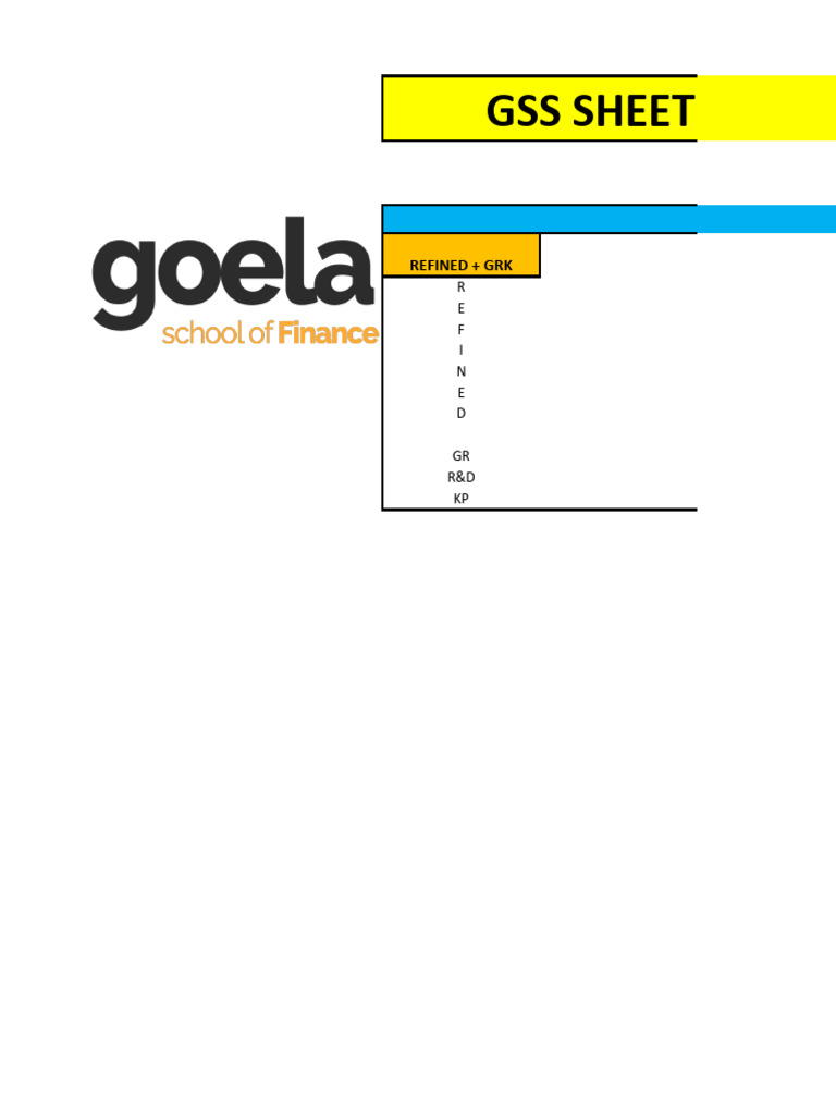 Gss Sheet Sample | PDF | Money | Financial Markets