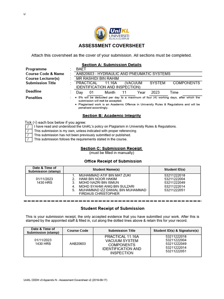 Coversheet P 11.16a | PDF