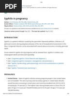 BASHH 2024 Syphilis Guidelines for Pregnancy | PDF | Pregnancy ...