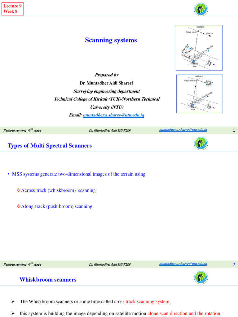 L9 - Scanning Systems | PDF