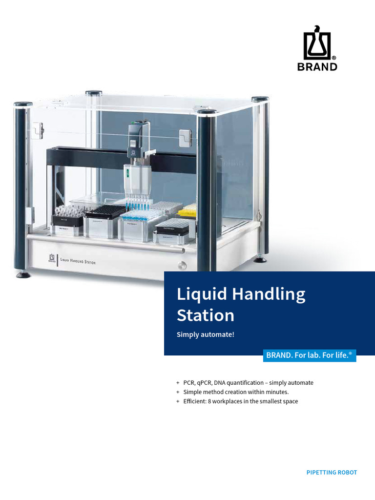 Liquid Handling Station EN | PDF | Liquids | Real Time Polymerase Chain ...