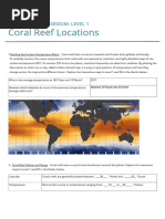 Coral Bleaching Worksheet | PDF | Coral | Coral Reef