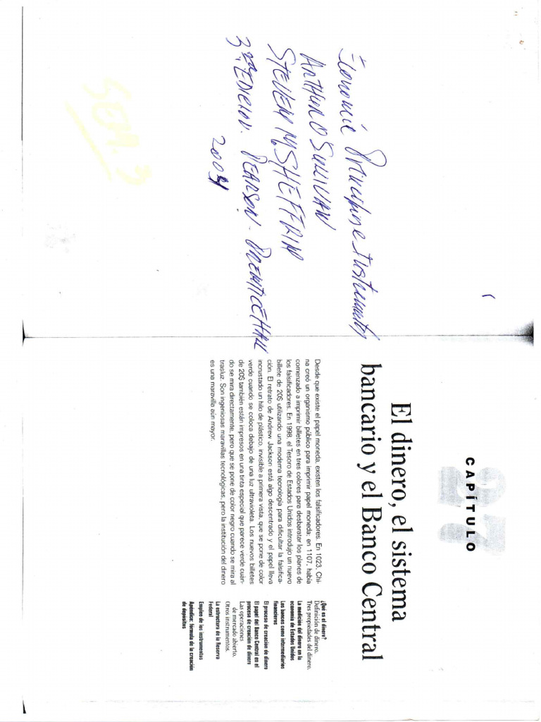 SEMANA 2 LECTURA El Sistema Bancario y El Banco | PDF