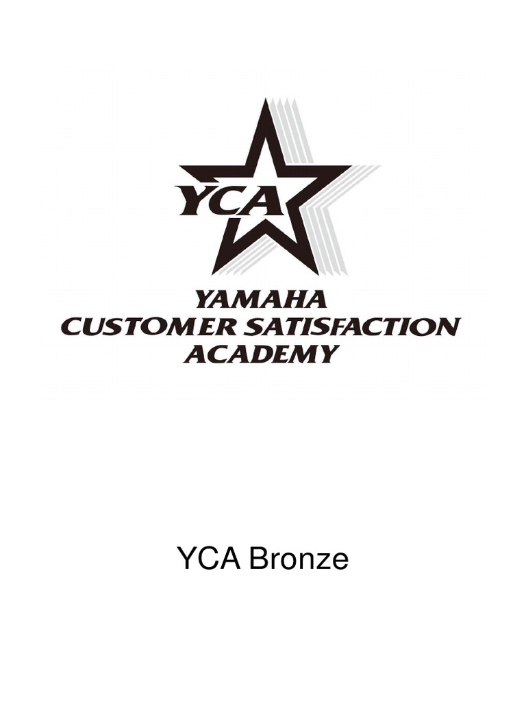 YCA-Bronce Yamaha Customer Satisfaction Academy | Descargar gratis PDF | Cliente | La ...