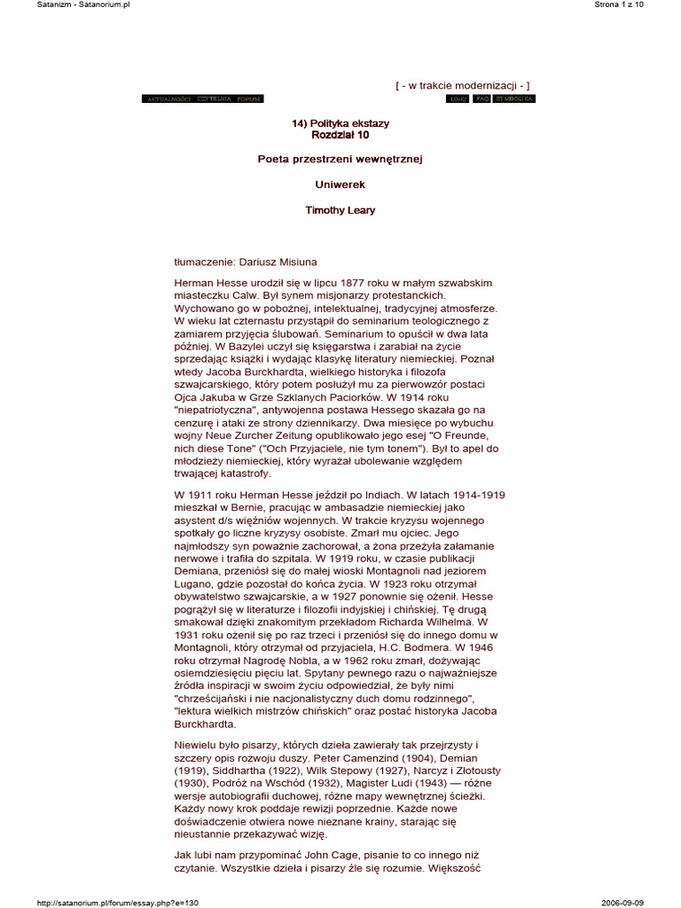 Timothy Leary | PDF