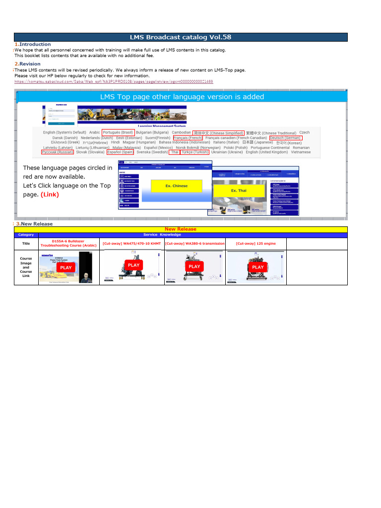 LMS Broadcast Catalog Overview | PDF | Loader (Equipment) | Vehicle ...