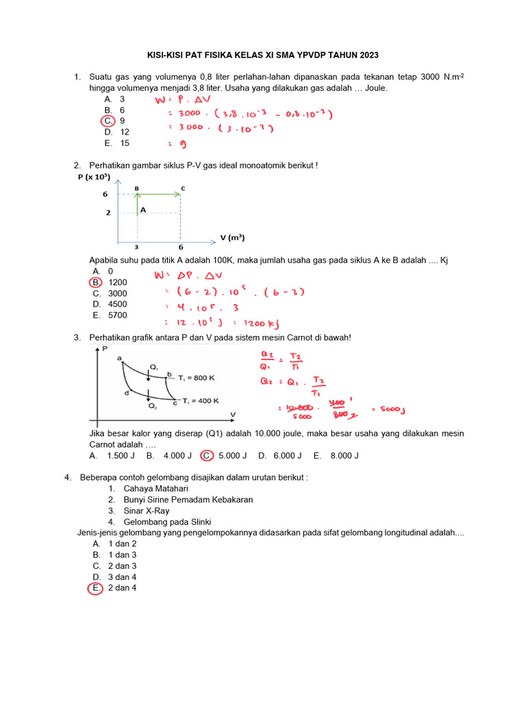 Kisi Kisi Fisika | PDF