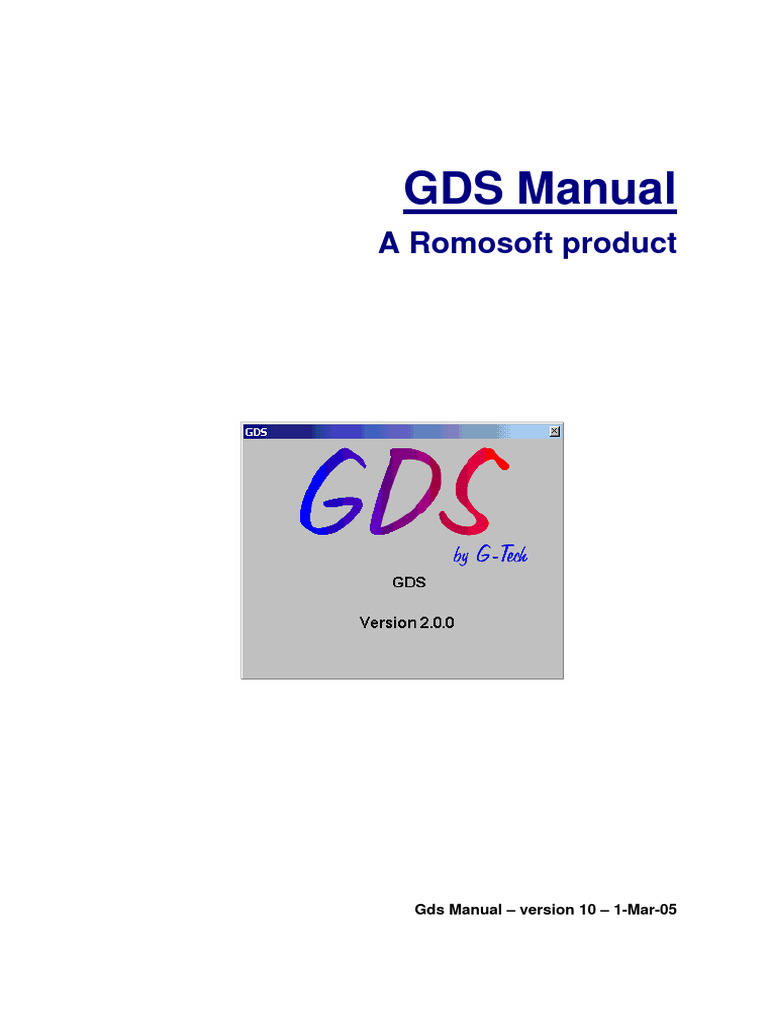 Manual GDS Romi | PDF | Calibration | Engineering Tolerance