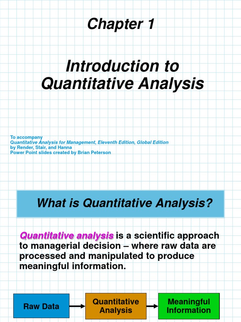 Chapter 1 | Download Free PDF | Statistics | Quantitative Research