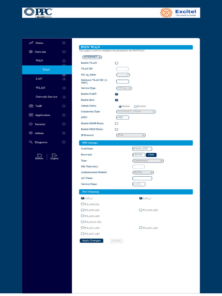 BroadBand Device Webserver | PDF