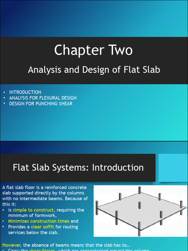 Flat Slab Design and Analysis Guide | PDF | Bending | Beam (Structure)
