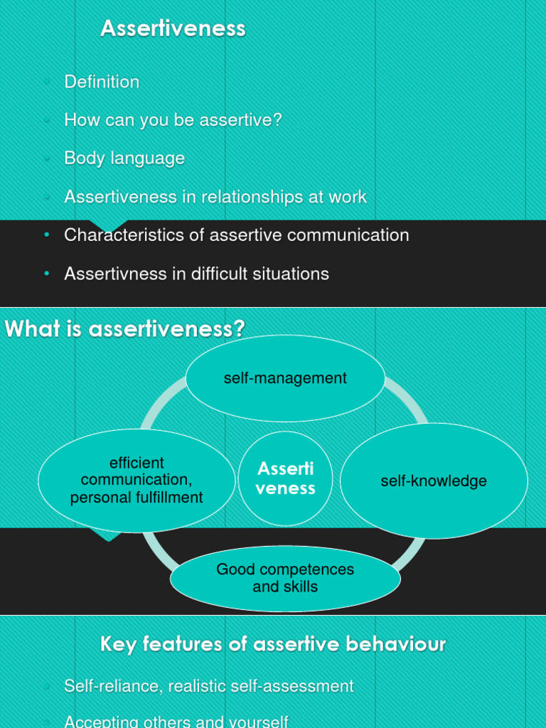 Mastering Assertiveness Skills | PDF | Body Language | Communication