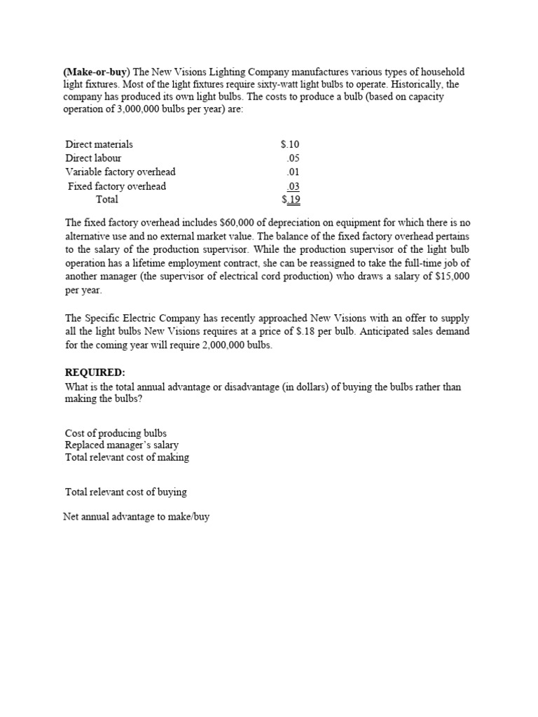 Lec7 Exercise | PDF | Profit (Economics) | Cost