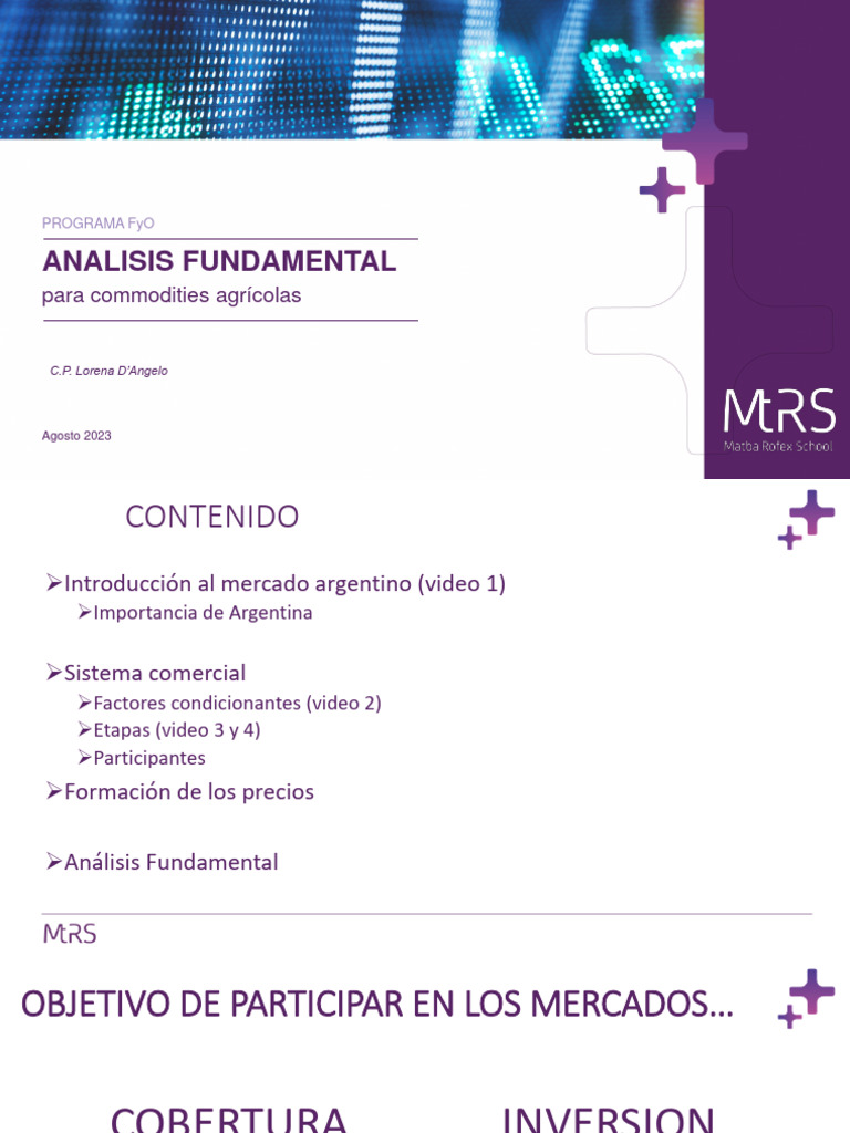 Analisis Fundamental 2023 Rofex Completo I | PDF | Análisis técnico ...