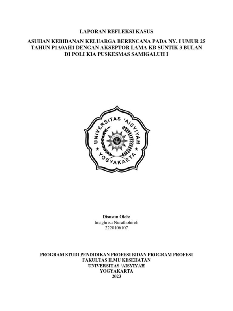 Laporan Refleksi Kasus KB | PDF