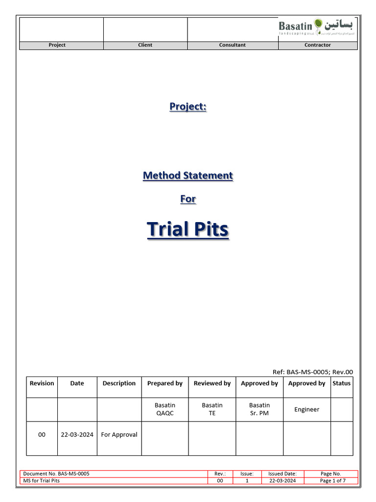 MS-0005 Trial Pits | PDF