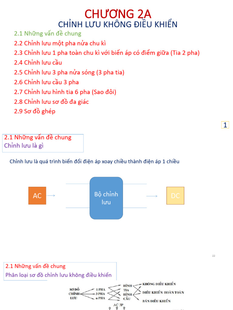 Chuong 2A Chinh Luu Khong Dieu Khien | PDF