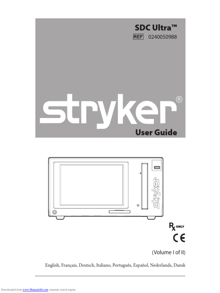 Manuale Iso SDC HD Monitor Stryker +ce | PDF | File Transfer Protocol ...