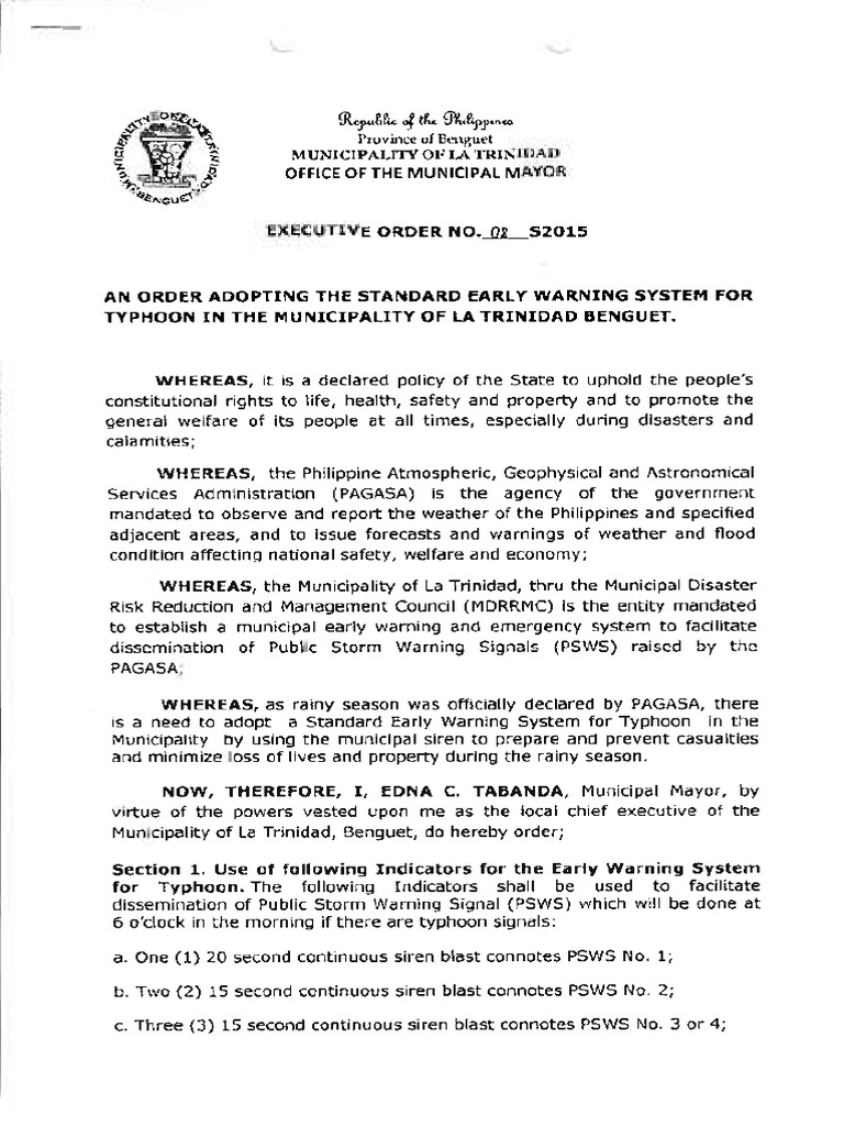 Executive Order 08 2015 | PDF