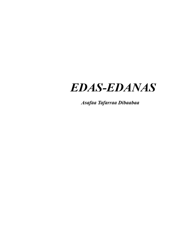 Edas e 1 | PDF