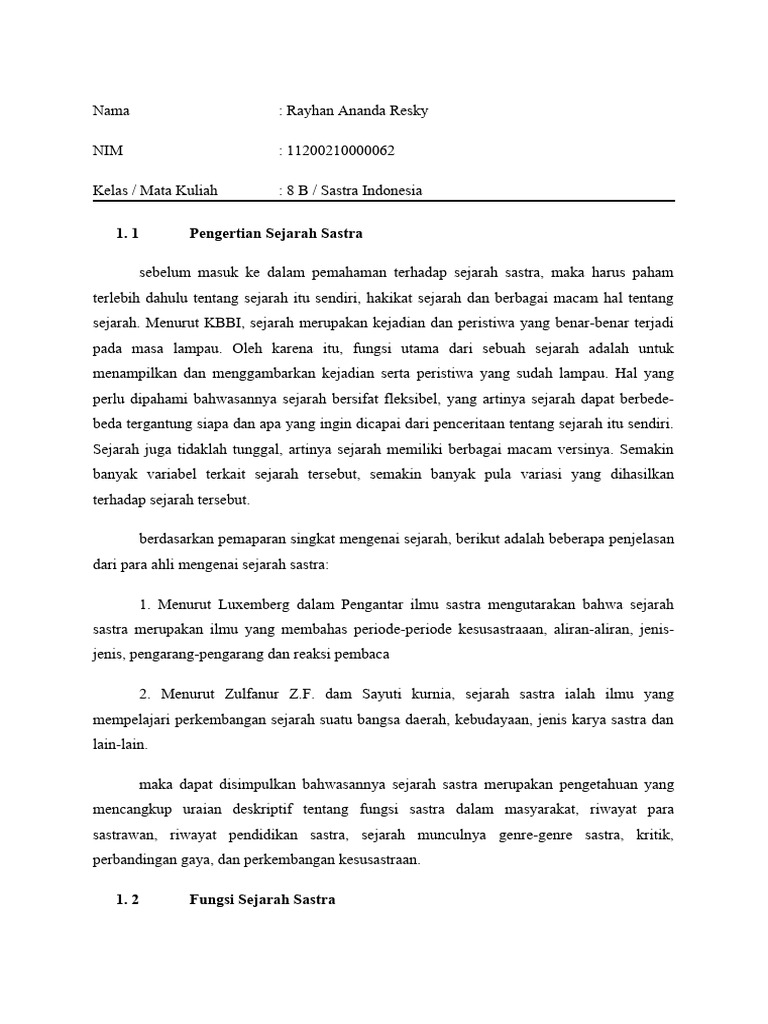 Bab 1 - 11200210000062 - Rayhan Ananda Resky | PDF | Ilmu Sosial | Sejarah
