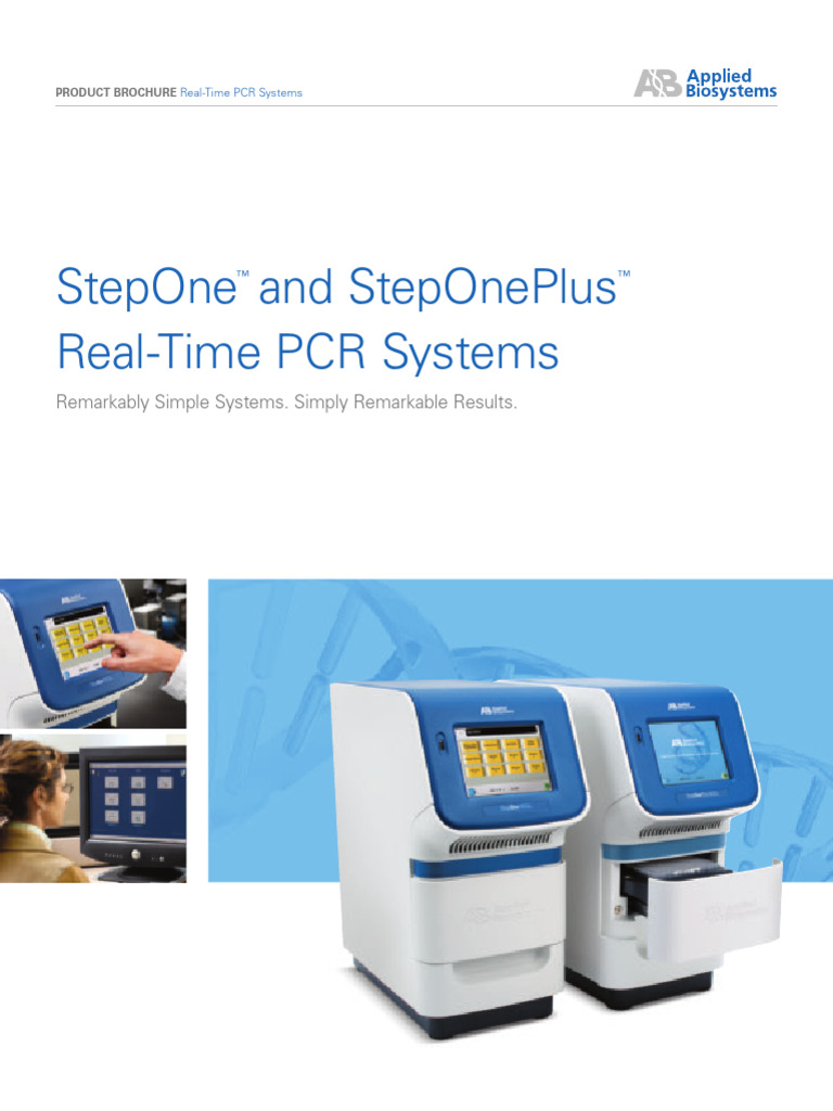 ab-step-one-brochure | PDF | Polymerase Chain Reaction | Real Time ...