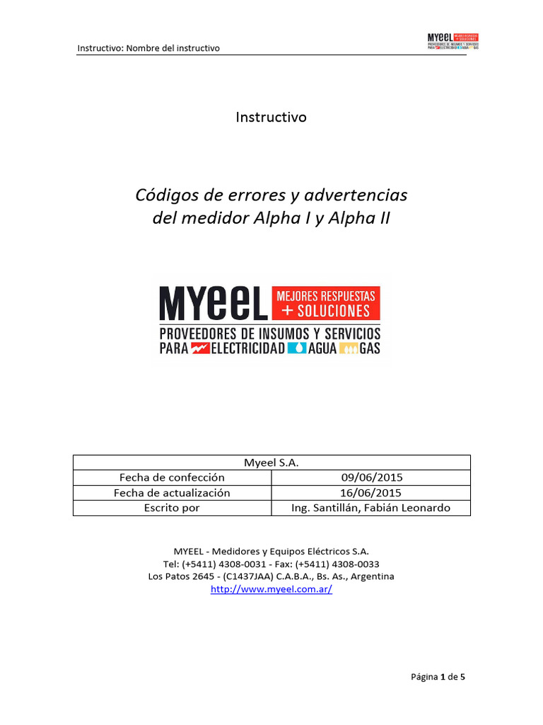 Codigos de Errores | PDF | Ingenieria Eléctrica | Ingeniería Informática