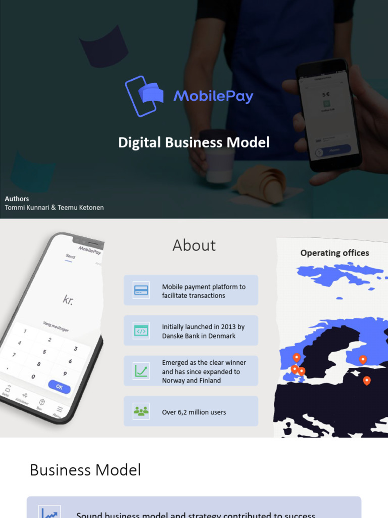 Mobilepay Business Model Group3 | PDF | Business Model | Banks