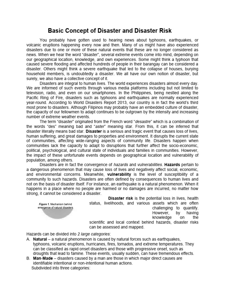 DRRR notes | PDF | Hazards | Natural Disasters
