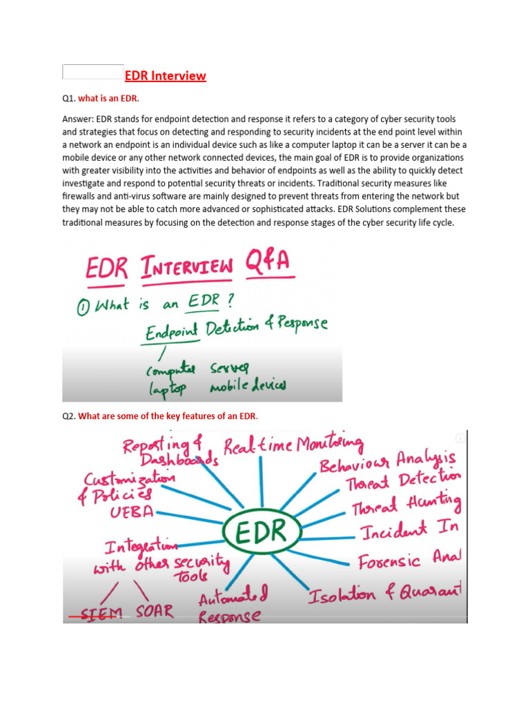 EDR Interview | PDF