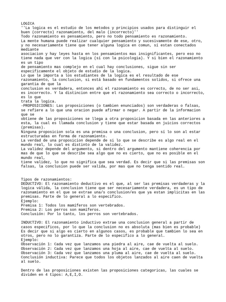 U2 Copi | PDF | Proposición | Razonamiento deductivo