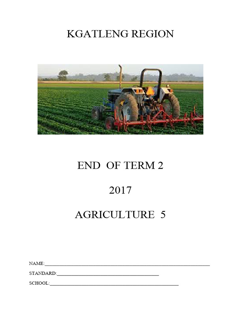 Agric Term 2 STD 6 | PDF