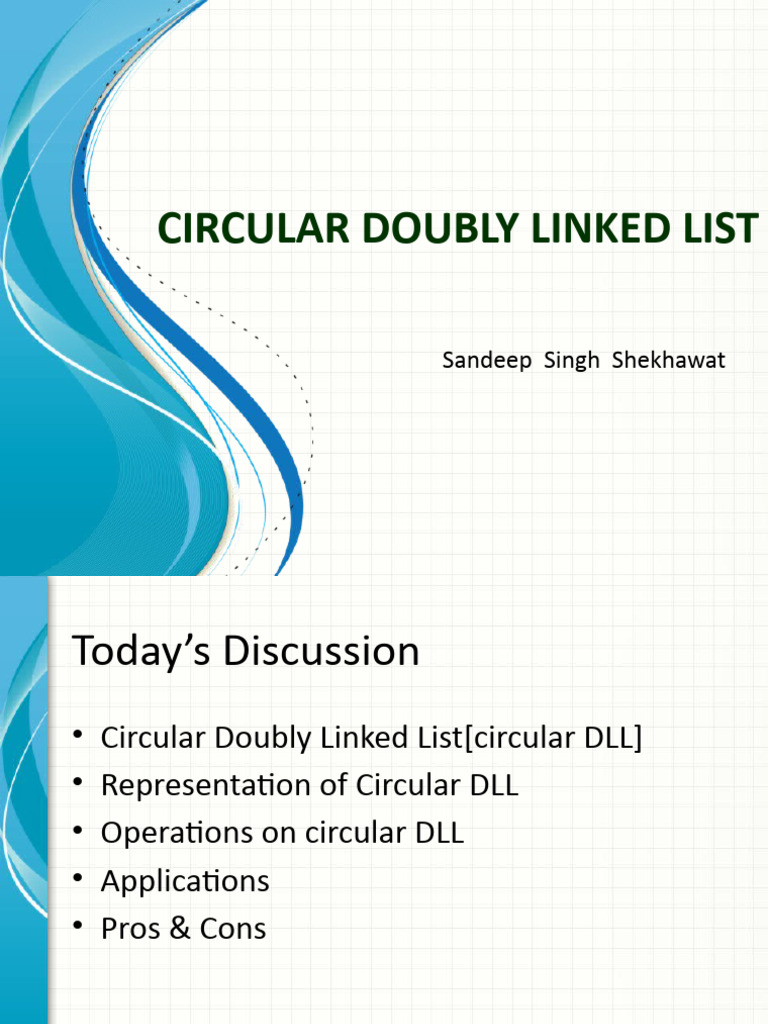 Circular Doubly Linked List | PDF | Data | Computer Science