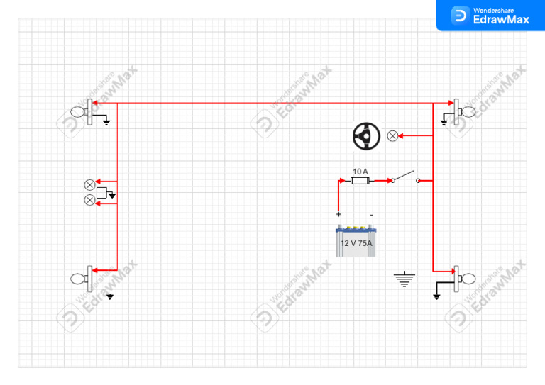 Esquema Básico Luces de Posición | PDF | Tecnología