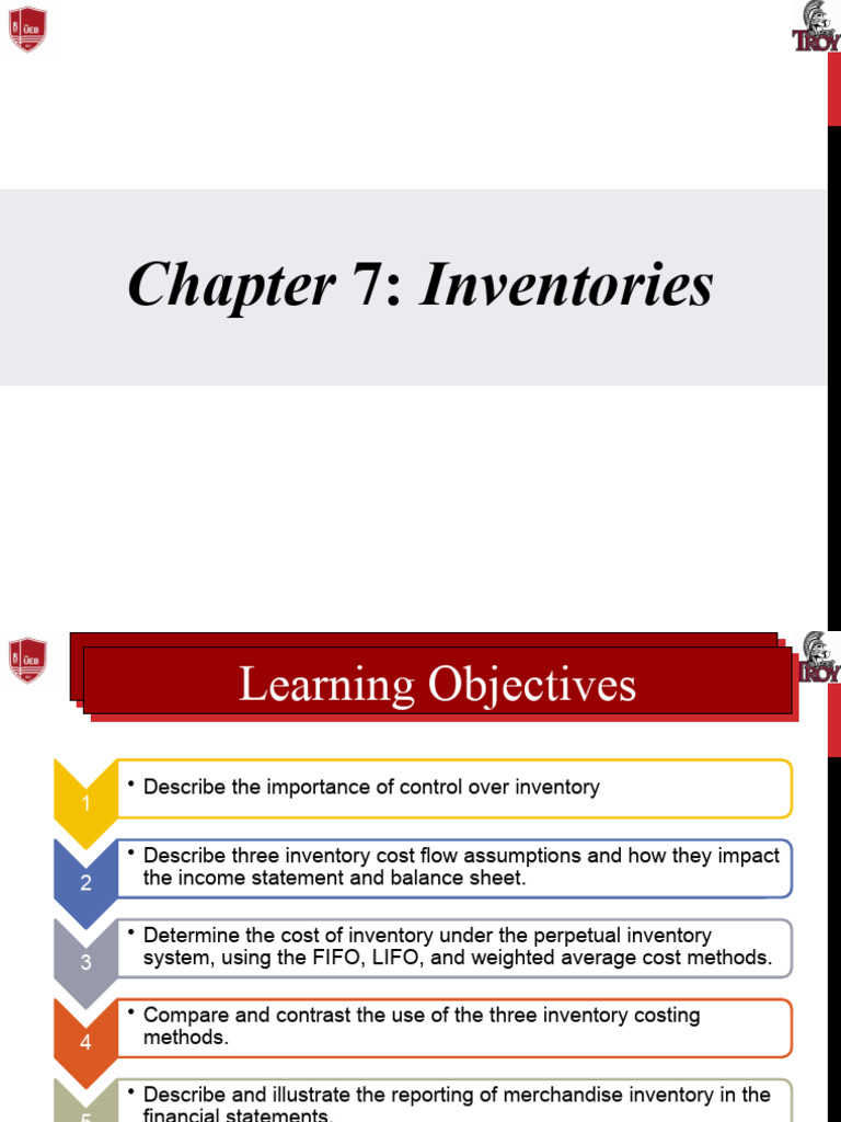 Chapter 7 - Student | PDF | Inventory | Cost Of Goods Sold