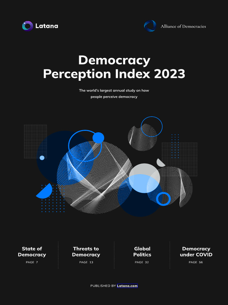Democracy Perception Index 2023 | PDF | Democracy | Political Ideologies