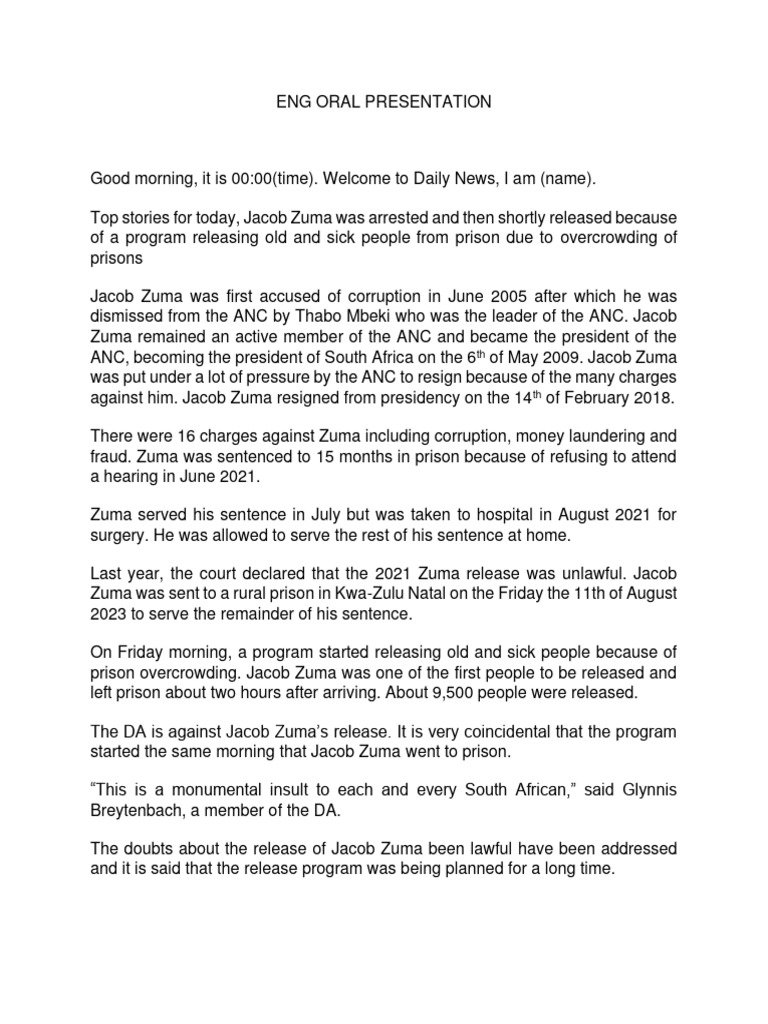 ENG News Oral Presentation | PDF