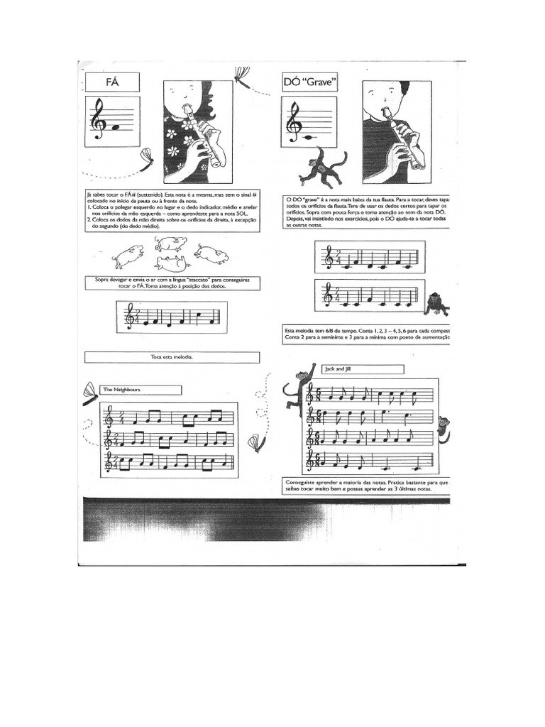 Aprender A Tocar Flauta de Bisel 5 | PDF