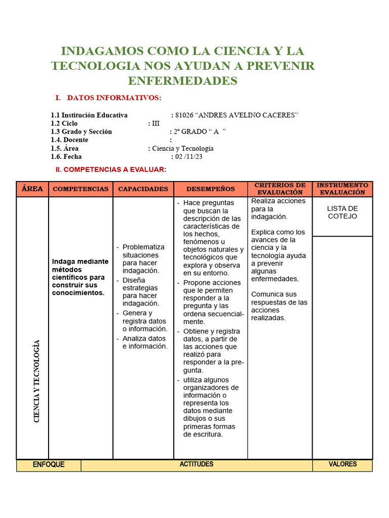 Ciencia y Tecnología en Prevención de Enfermedades | PDF | Hipótesis ...