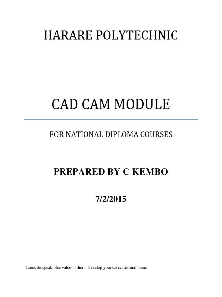 Cad Cam Module | PDF | Printer (Computing) | Computer Data Storage