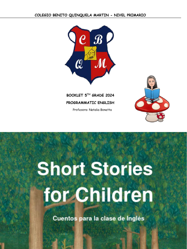 Booklet 5° BQM Short Stories 2024 | PDF | Snow White | Traditional Stories