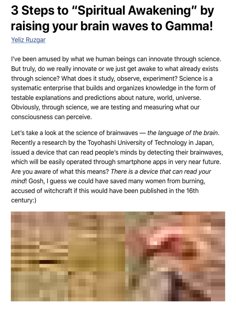 Unlocking Gamma Brainwaves | PDF | Neural Oscillation | Consciousness