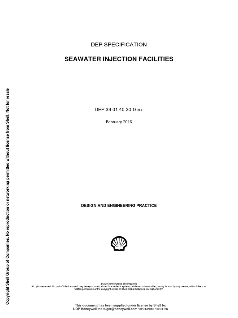 Spec 2016-02 A00 | PDF | Filtration | Membrane
