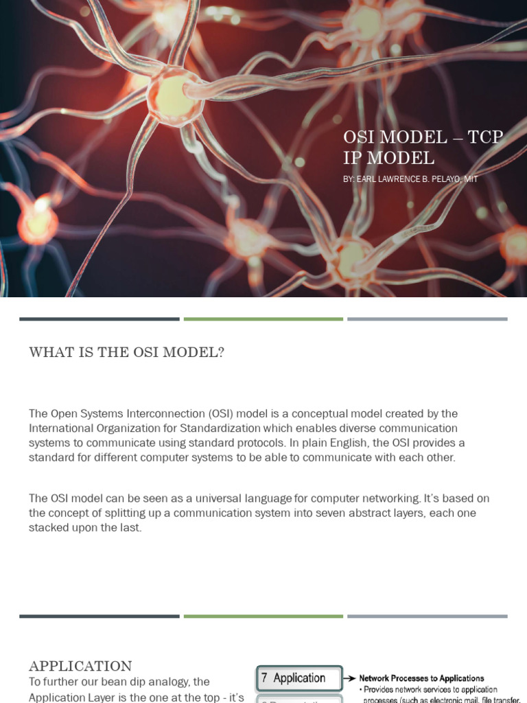 Osi Model TCP Ip Model | PDF | Osi Model | Internet Protocol Suite