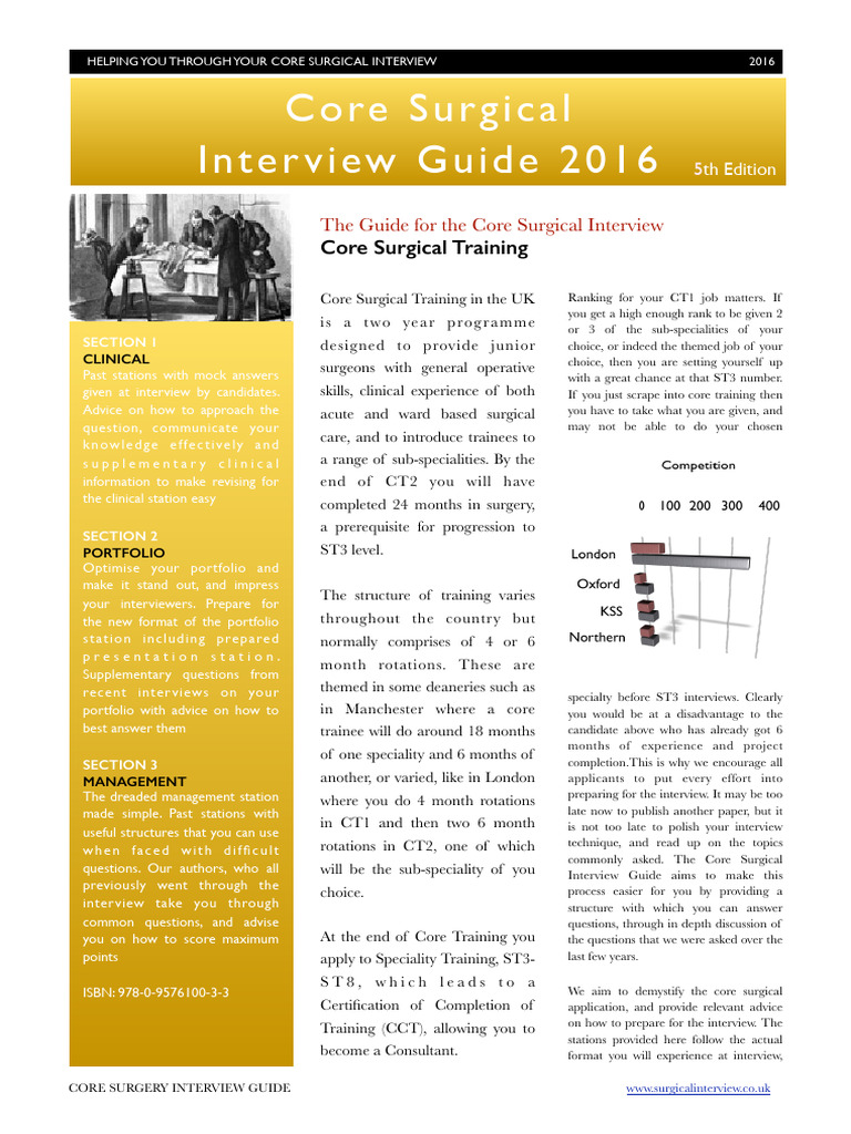 Core Surgical Interview Guide 2016 - CSIG16 | PDF | Medicine | Diseases ...