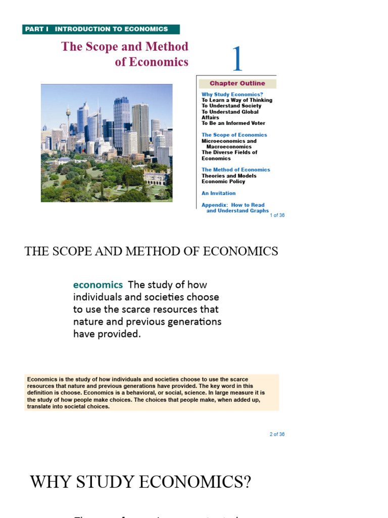 Understanding Economics: Scope & Methods | PDF | Economics | Microeconomics