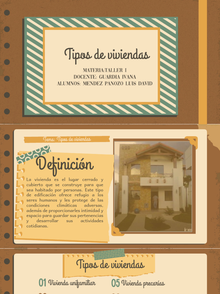 Tipos De Viviendas Pdf Edificio