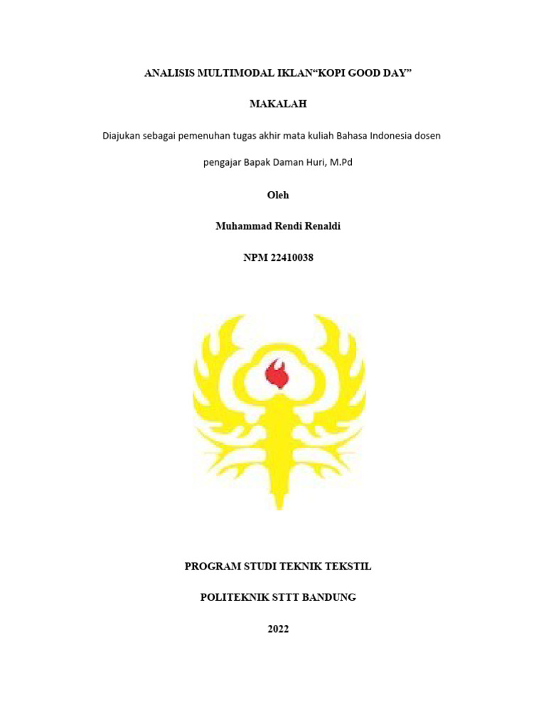 Rendi Renaldi - Makalah Indonesia | PDF