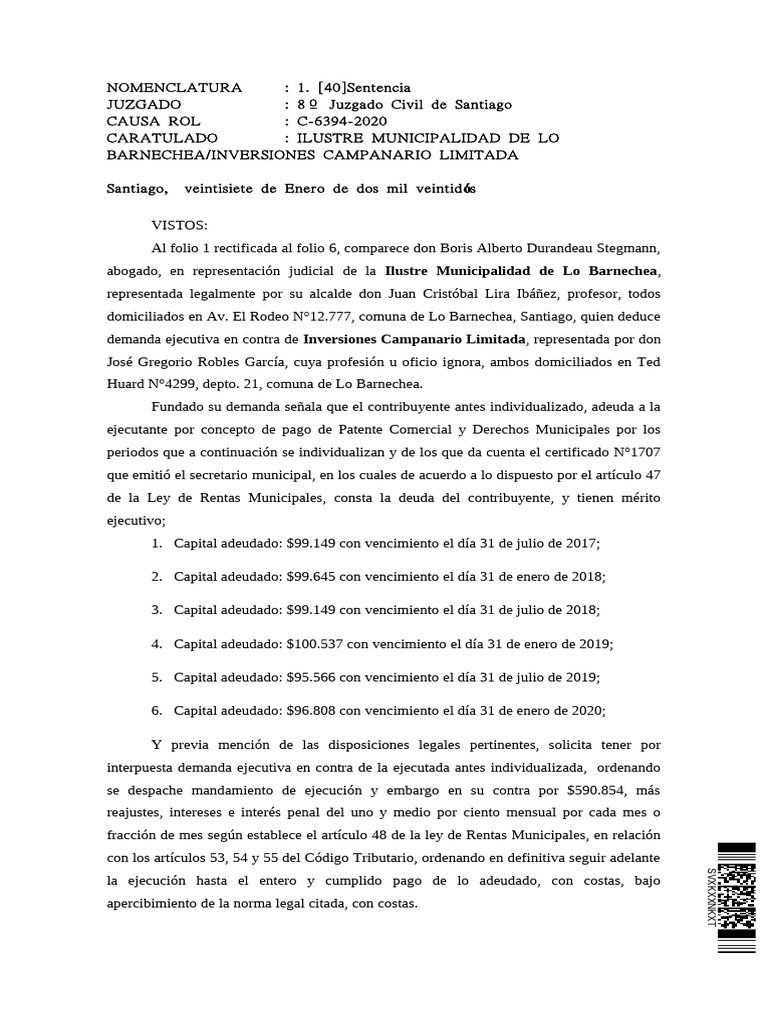 Juris 4 | PDF | Estatuto de limitaciones | Impuestos